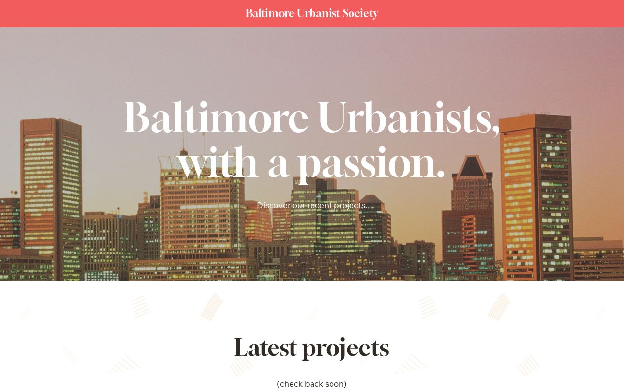 Baltimore Urbanist Society
